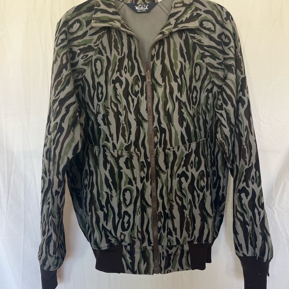 Woolrich | Jackets & Coats | Vintage Woolrich Camo Chamois Bomber ...